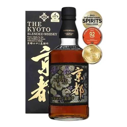 京都威士忌 西陣織黑帶 The Kyoto Japanese Blended Whisky 盒裝 700ml – From The Malt